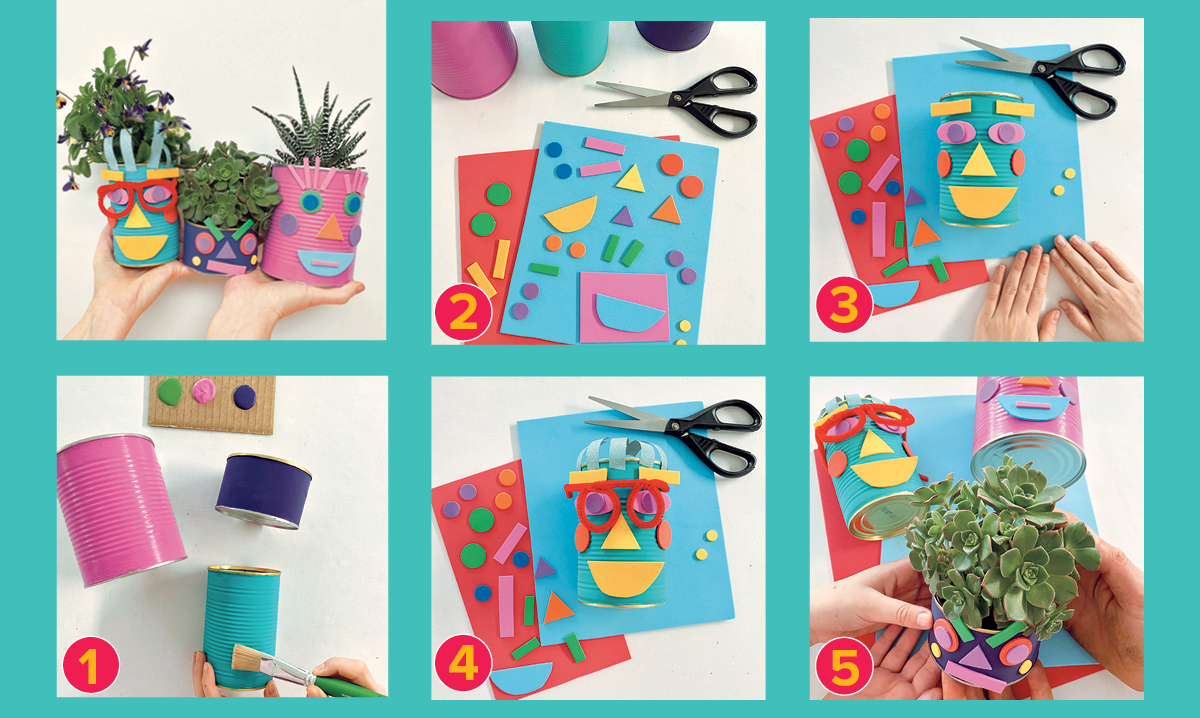 Tin Can Planter Craft That Makes a Great Gift - Chicago Parent