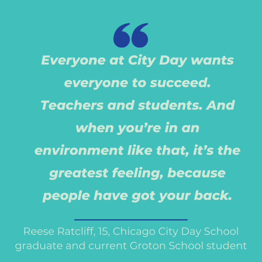 City Day to Groton: Q&A With Student Reese Ratcliff - Chicago Parent